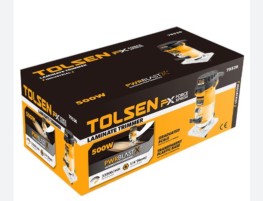 Industrial Electric Laminate Trimmer / Router (500 Wattts) PWRBLAST X ...