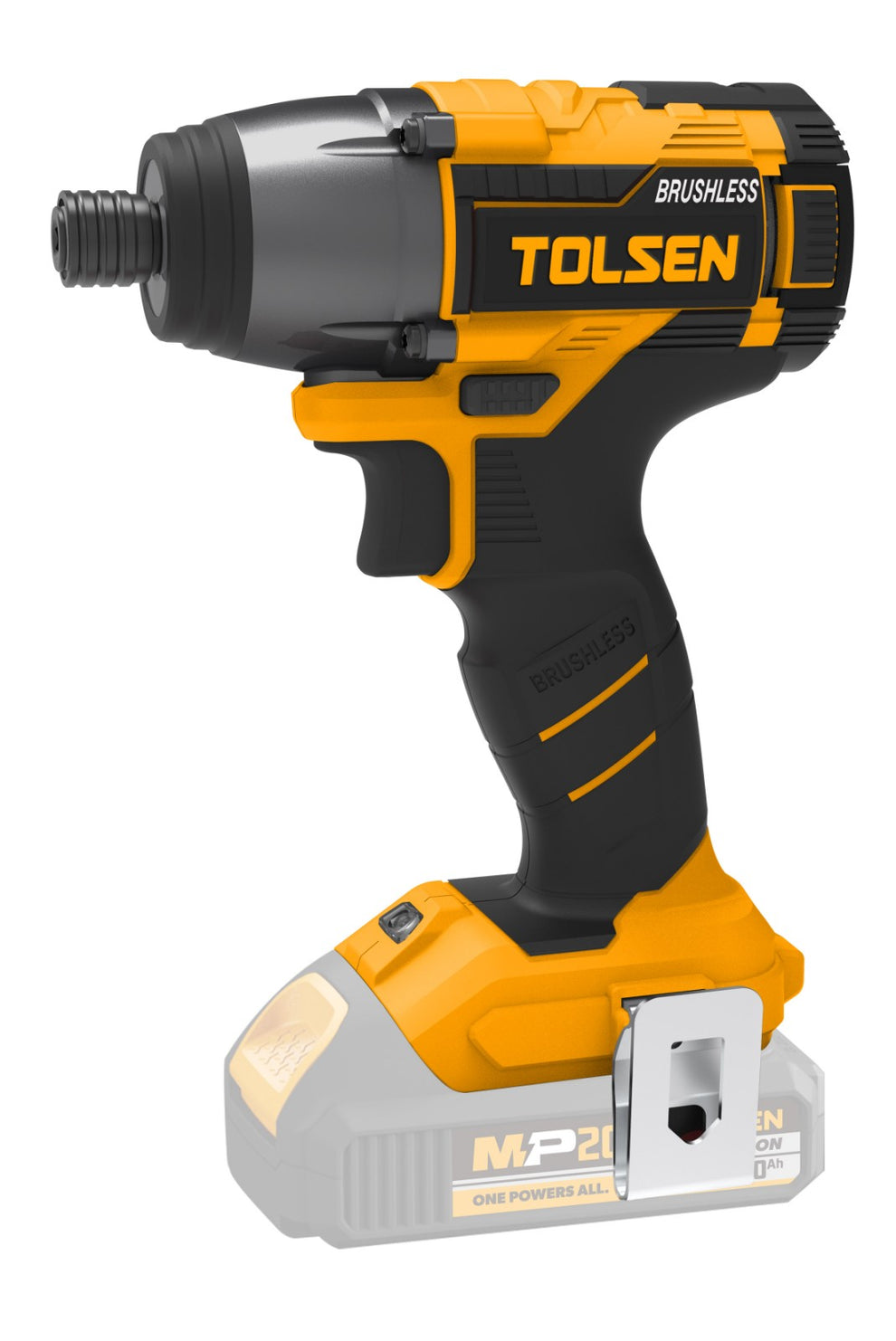 INDUSTRIAL LI-ION CORDLESS IMPACT SCREWDRIVER (BRUSHLESS MOTOR) 20V ...