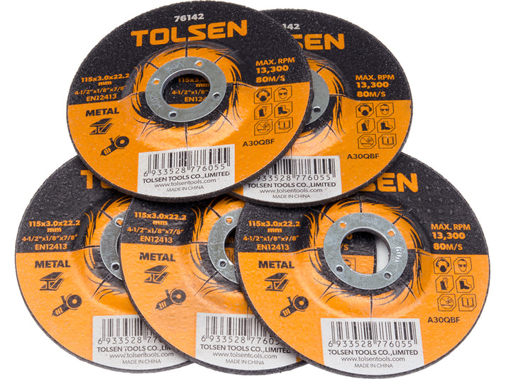 5pcs Depressed Center Cutting Disc For Metal (4" | 4.5" | 5" | 7" | 9 ...