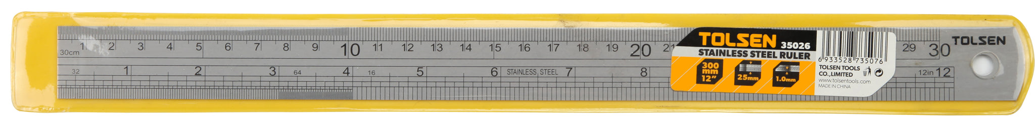 STAINLESS STEEL RULER (6"/12"/24"/40") – Tolsen Tools Philippines