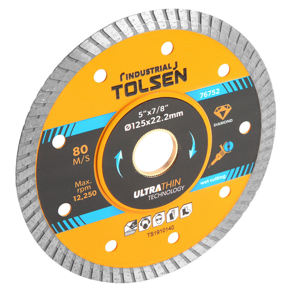 Industrial Ultra-Thin Diamond DIsc (4" | 4.5" | 5" | 7" | 9") Tile Cut ...