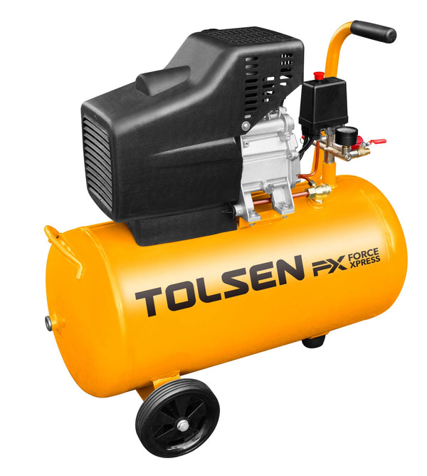 AIR COMPRESSOR WITH WHEELS 2HP 24L / 50L – Tolsen Tools Philippines