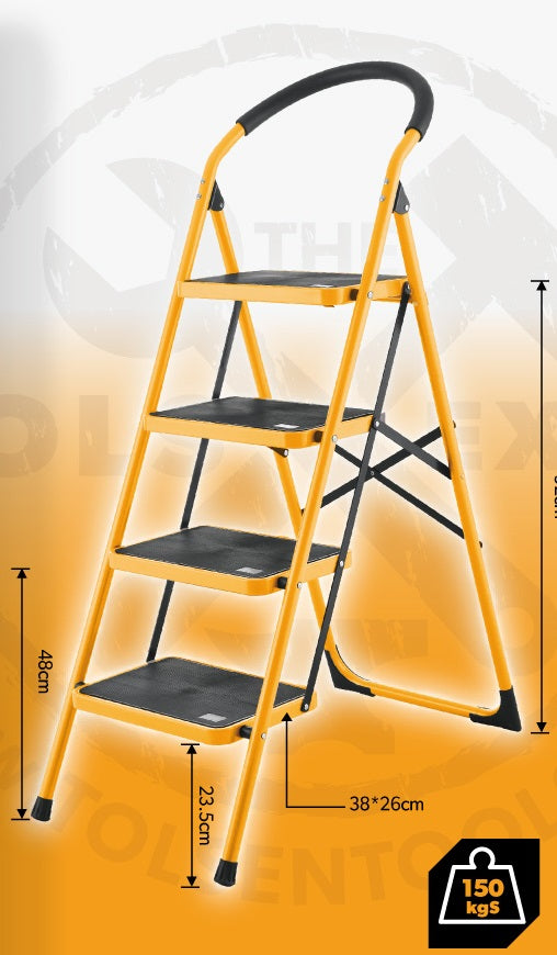 Industrial Steel Ladder 150KG (2 Step 3 Step 4 Step 5 Step) – Tolsen ...
