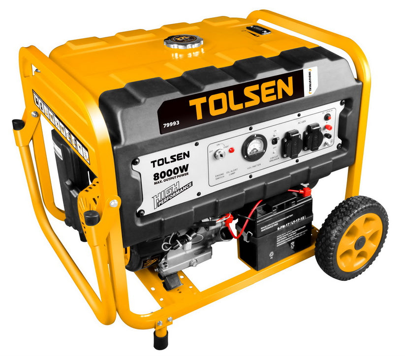 INDUSTRIAL GASOLINE GENERATOR 8000W – Tolsen Tools Philippines